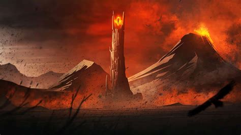 Download Eyeof Sauron Tower Mordor Wallpaper