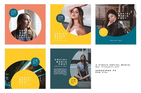 Social Media Post Template Free Download