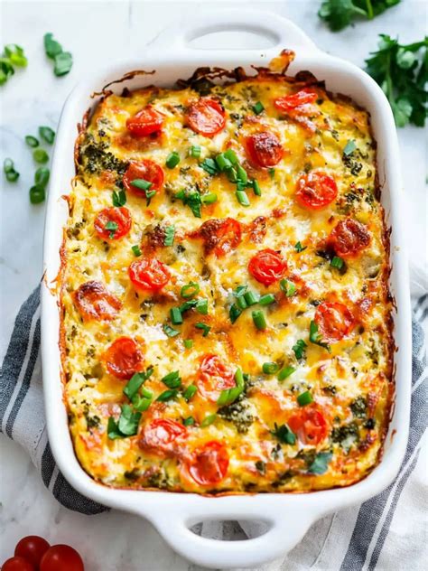 Irresistible Vegetarian Hash Brown Breakfast Casserole For Easy