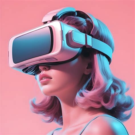 Premium Photo Vintage Aesthetic Illustration Of A Lady On A Virtual