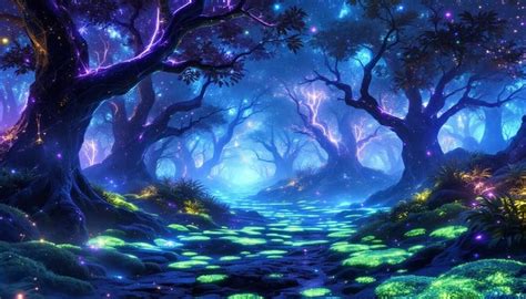 Free Glowing Forest Pyramid Image Pyramid Forest Magical Download