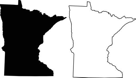 Mapa Del Estado De Minnesota Para Imprimir