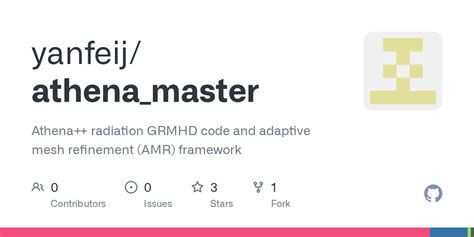 Github Yanfeijathenamaster Athena Radiation Grmhd Code And