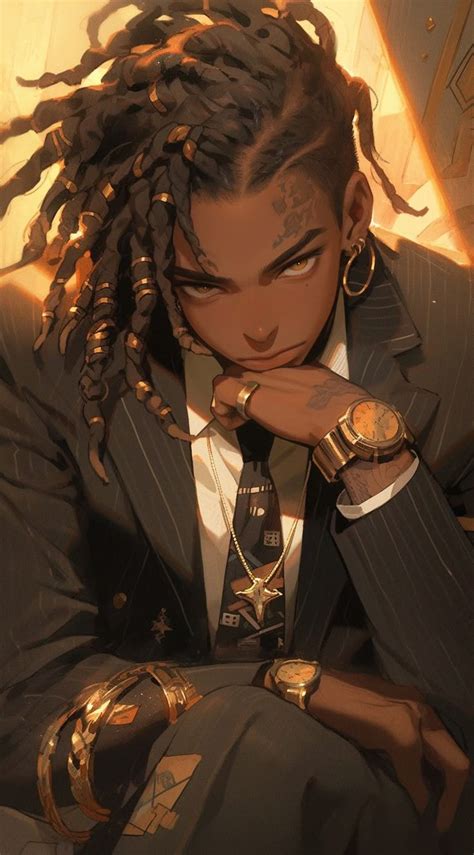 Pin By Ares Rabe On Alkebulan Black Anime Characters Character Art