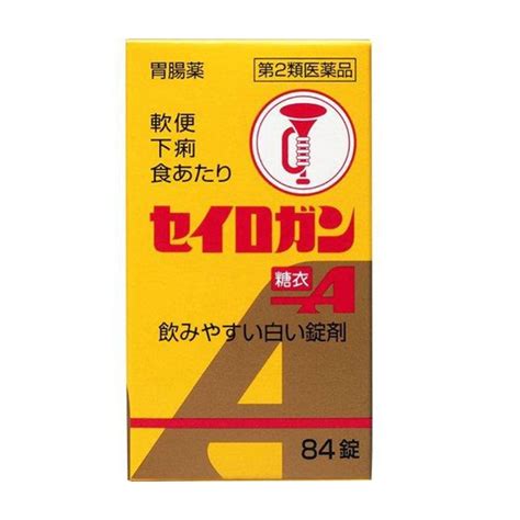 【楽天市場】【まとめ買いがお得】 第2類医薬品 大幸 セイロガン 正露丸 糖衣 A錠 84錠 大幸薬品株式会社 下痢 食あたり 消化