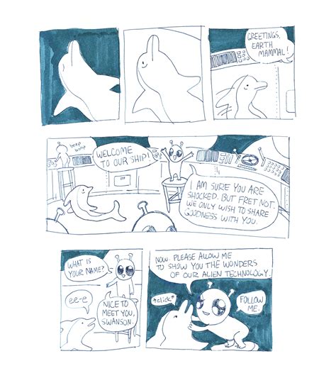 Peculiar Dolphin Comic By Molly