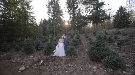 Van Cise Wedding On 3 10 18 At Trinity Tree Farm In Issaquah Wa Wedding Tree Farms Wedding