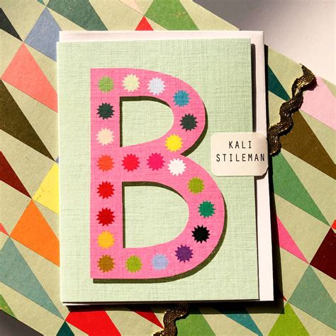 Mini B Alphabet Card By Kali Stileman Publishing