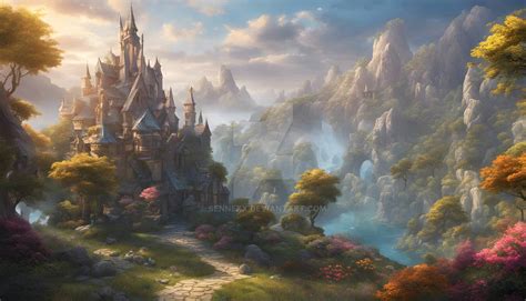 Fantasy World Wallpaper By Sennexx On Deviantart