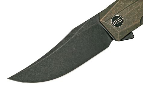 WE Knife Shuddan WE21015-3, Bronze Titanium pocket knife ...