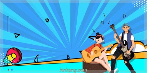 Maket Văn Nghệ Thiếu Nhi Ca Hát Phối Nền Xanh Thiết Kế Với Canva Dễ