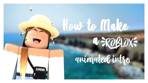 How To Make A Roblox Animated Intro YouTube