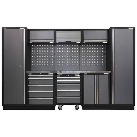 Sealey Apmsstack03ss Modular Storage System Combo Stainless Steel