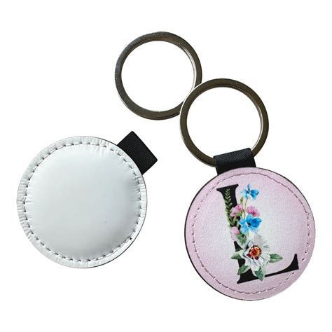 Subli Print® Pu Key Ring Round