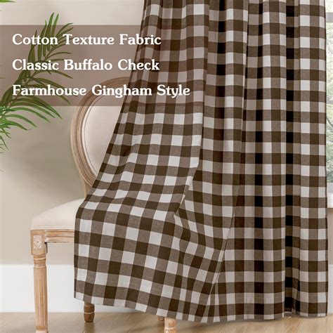 Brown Gingham Curtains Laura Ashley Gingham Dijon The Curtain
