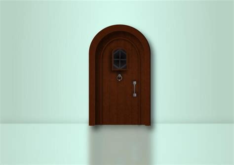 Premium Vector Door Classic 3d
