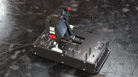 Uav Ground Control Station Thrustmaster Joysticks 3d Model Turbosquid