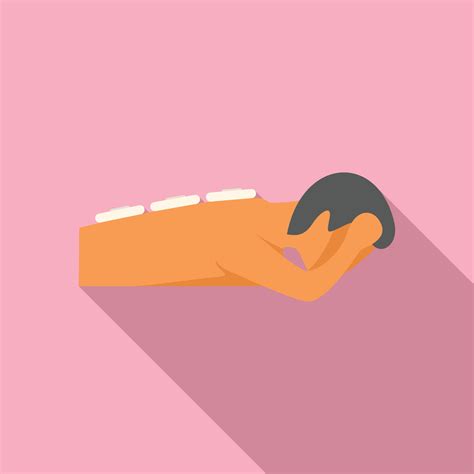 Patient Care Icon Flat Vector Treatment Massage 15152640 Vector Art At