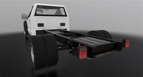 3d Realistic F 550 Chassis Turbosquid 1286868