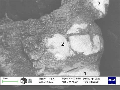 Sem Bse Image Of Sample K1b With Heterogeneous Microstructure At A
