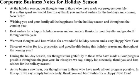 Holiday Greetings Message Template Free Download Speedy Template