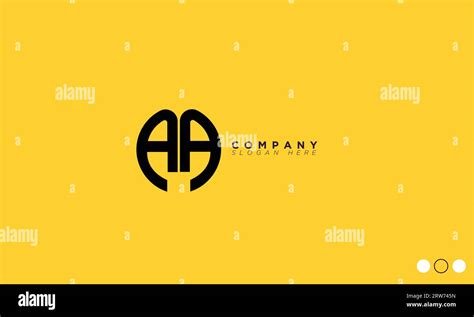 Aa Alphabet Letters Initials Monogram Logo Stock Vector Image And Art Alamy