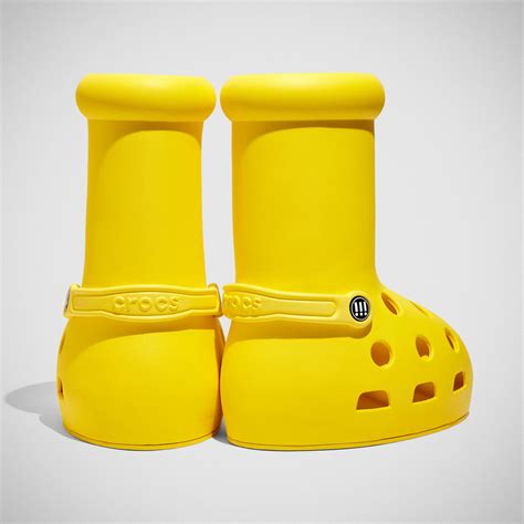 Mschf X Crocs Big Red Boots Yellow Its The Big Red Boots In Yellow And With Holes
