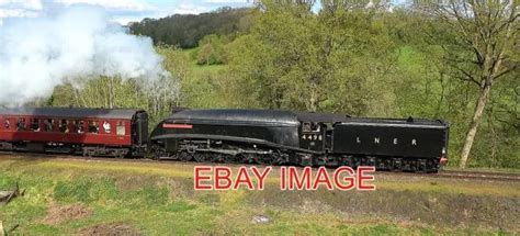 Photo Lner Gresley A4 Class Pacific 4498 Sir Nigel Gresley Departing From High Eur 260