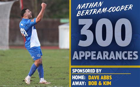 300 Up For Bertram Cooper Hornchurch Fc Archive