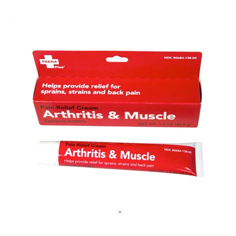 Crème Thera Plus Extra Strength Soulagement Intense Arthrite Et