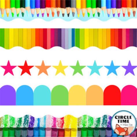 Colorful Printable Bulletin Board Borders
