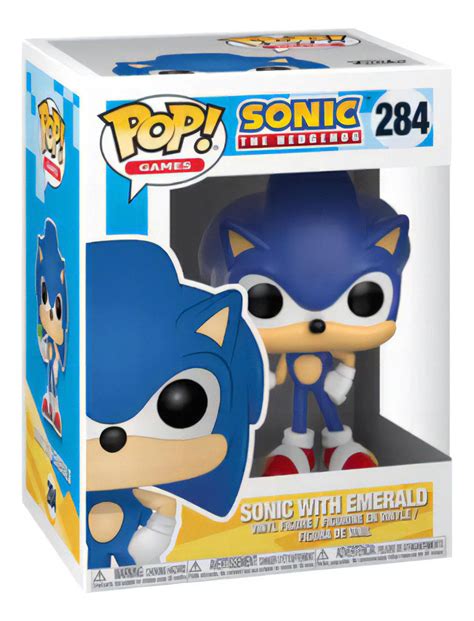 Figura De Accion Sonic Con Esmeralda 284 Sonic The Hedgehog Por Sega