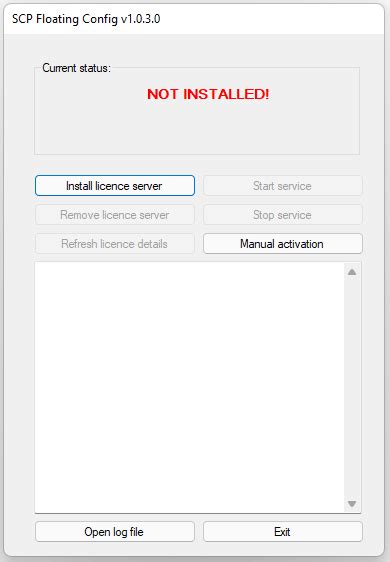 Setting Up A Floating Licence