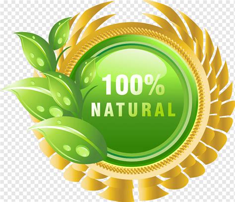 100 Natural Label Png Pngwing