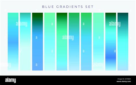 Collection Of Blue Gradients Background Stock Vector Image And Art Alamy