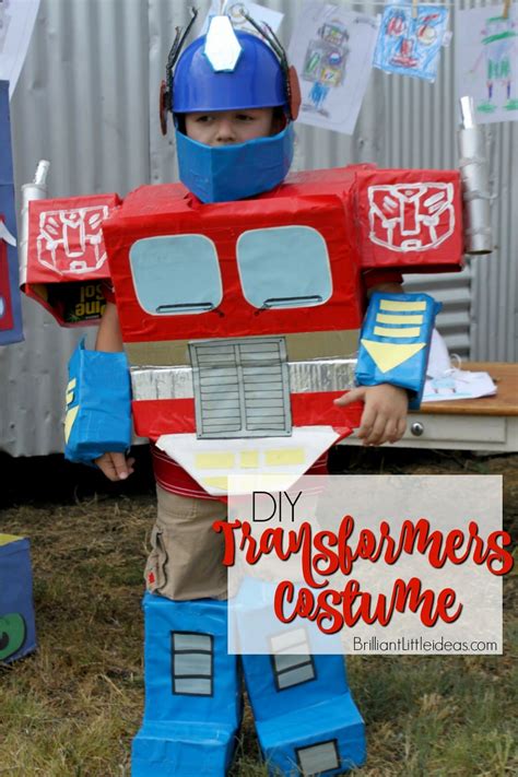 Cardboard Transformer Costume