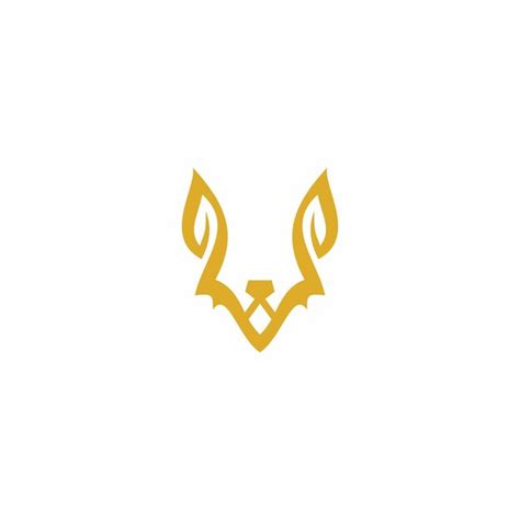 Premium Vector Wolf Head Abstract Line Logo Design