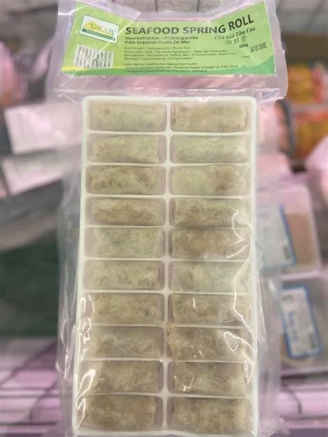 Kim Son Frozen Seafood Spring Roll 海鮮卷 Cha Gio Hai San Dong Lanh 1x500 Asia Superstore