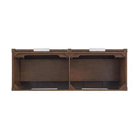 Frank Lloyd Wright Usonia 60 In Cherry Semi Recessed Double Sink
