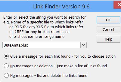Find External Links In An Excel File Contextures Blog