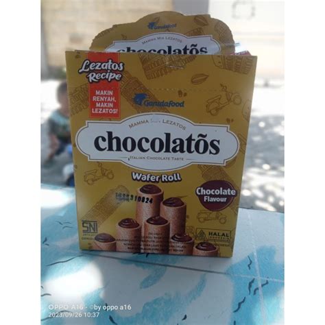 Jual Garudafood Chocolatos Wafer Roll Cholote Flavour Shopee Indonesia