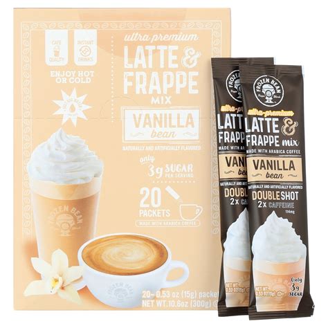 Frozen Bean Ultra Premium Vanilla Bean Latte And Frappe 20pk