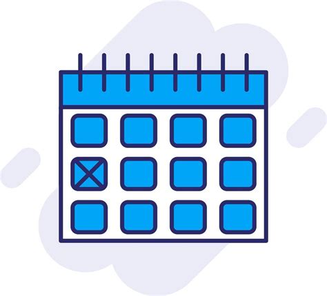 Calendar Date Line Filled Backgroud Icon 38163825 Vector Art At Vecteezy
