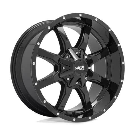 Moto Metal Mo970 17x8 0mm Gloss Black With Milled Lip Tfs Wheels