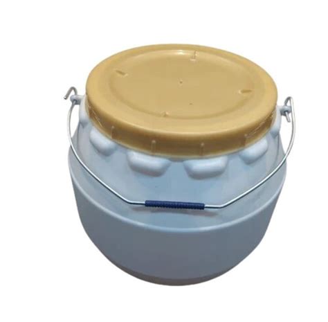 15 Kg Plastic Dahi Matka Jar Lightweight Round Shape Various Sizes