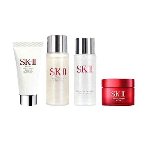 Sk Ii Essential Travel Kit Set 4pcs Strawberrynet Au