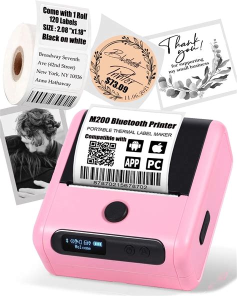 Memoking Portable Label Makerlabel Maker Machine With Tapeprint