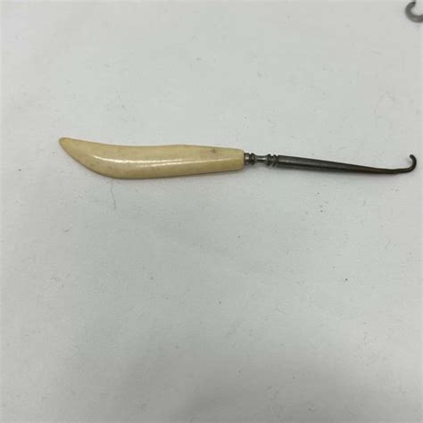 Vintage Shoe Button Hooks X4s