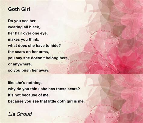 Goth Girl Poetry