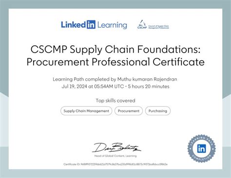 muthu kumaran rajendran on linkedin certificate of completion